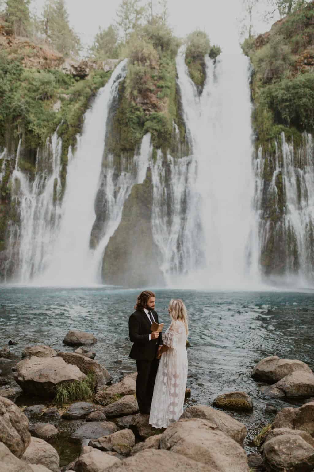 Waterfall Wedding Venues + Epic Elopement Locations - Celebrate Again
