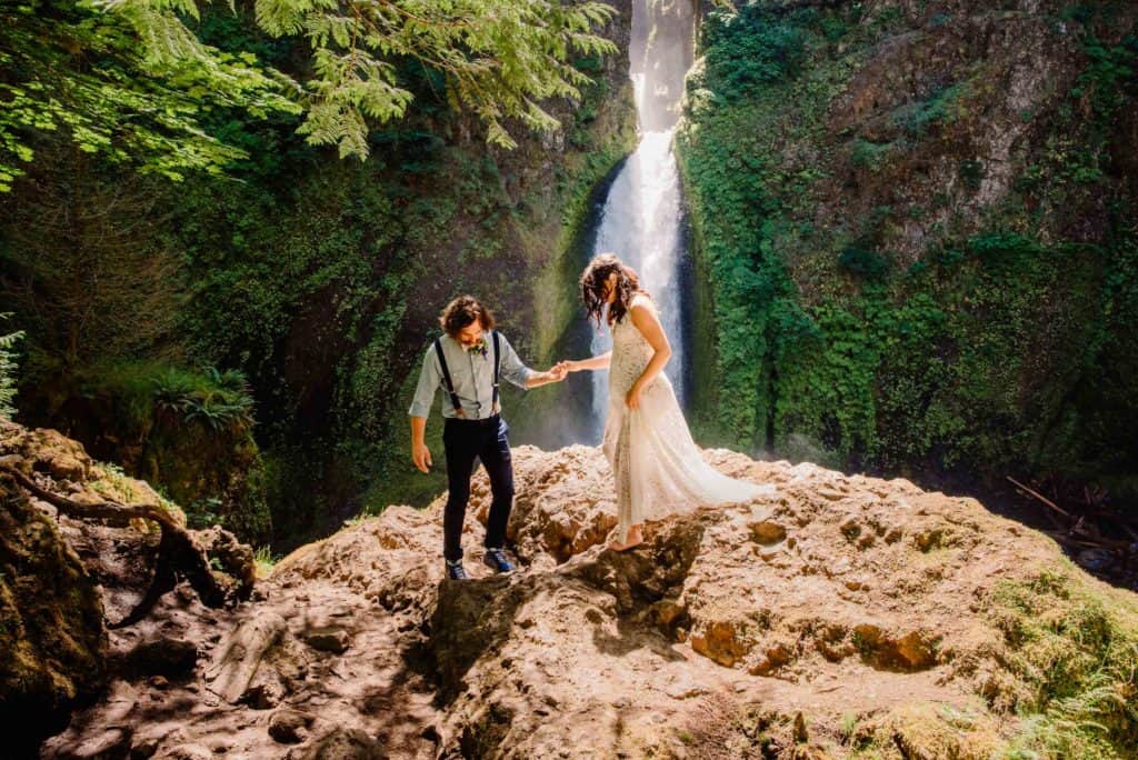 Waterfall Wedding Venues + Epic Elopement Locations - Celebrate Again